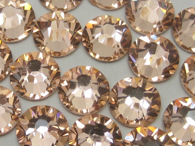 1 Gross 16ss LIGHT PEACH (maxima) FLATBACK PRECIOSA Rhinestones ...